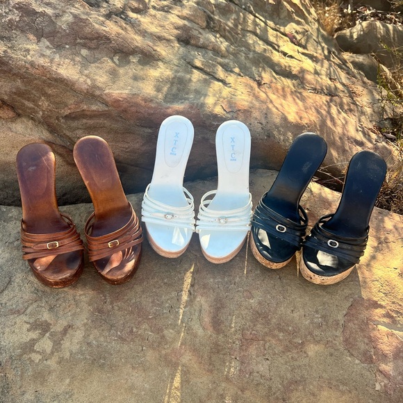 XTC Melrose | Shoes | Xtc Melrose Platform Sandals 3 For 33brown White ...